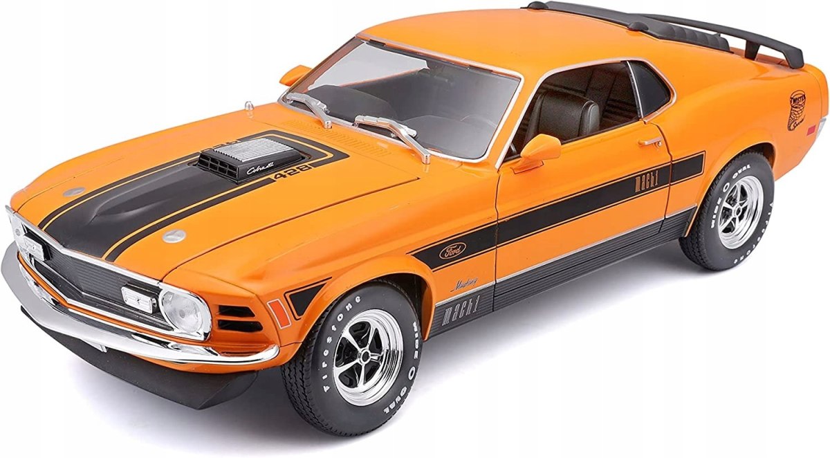 Ford MUSTANG Mach 1 1970 orange 1:18 Maisto 31453 - Maisto | Sklep ...